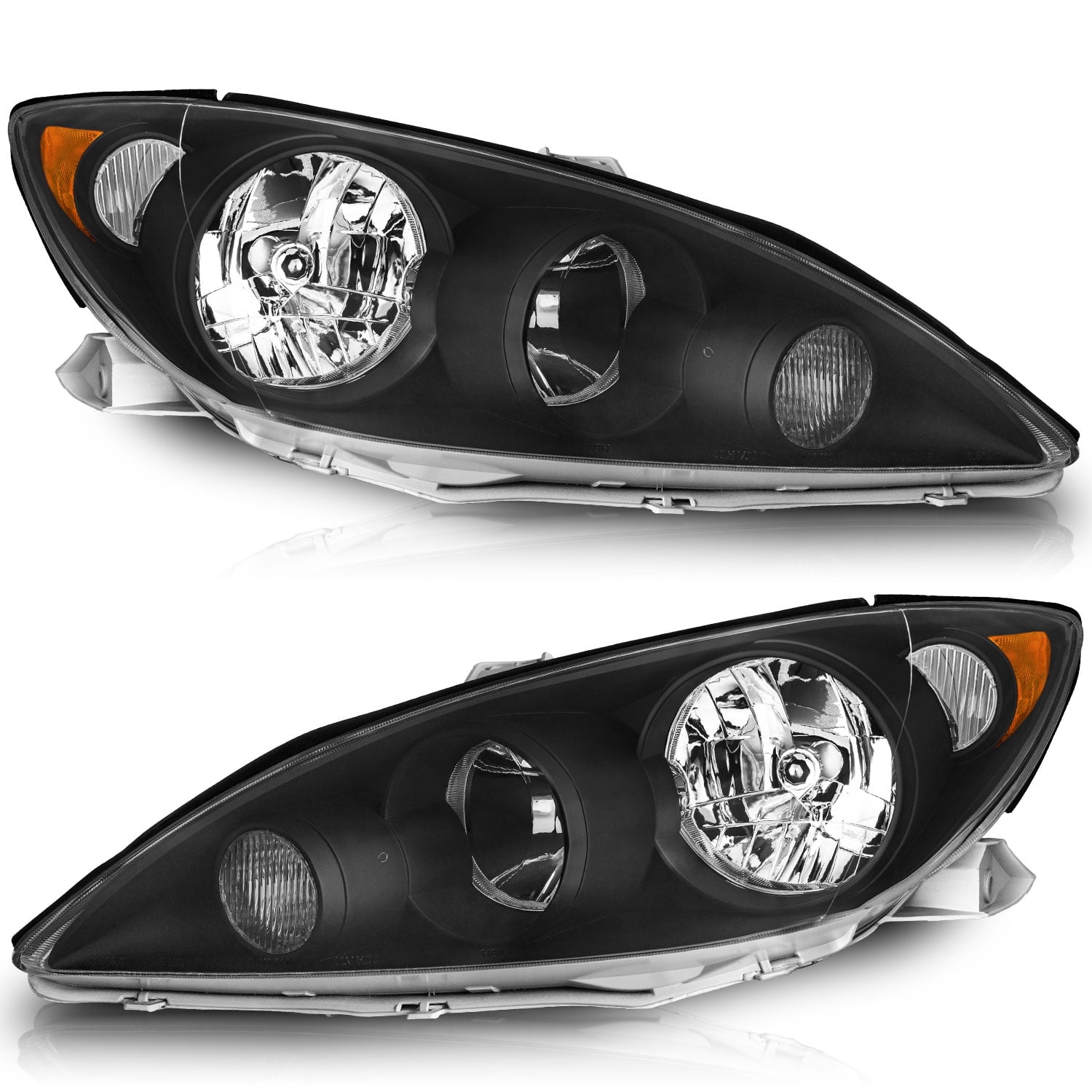 WEELMOTO Headlights Assembly for 2005 2006 Toyota Camry, Headlights ...
