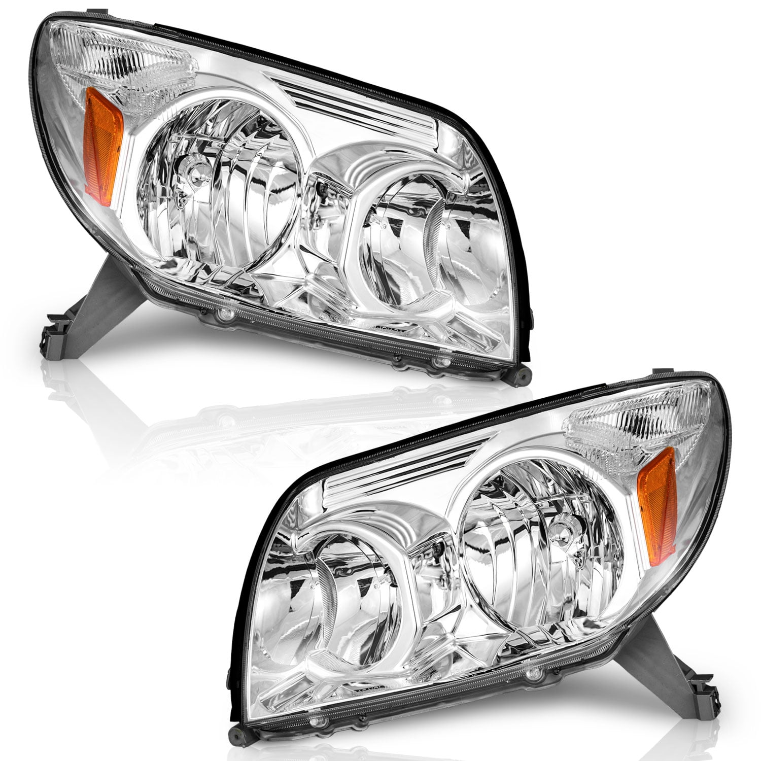 WEELMOTO for 2003-2005 Toyota 4Runner Headlights Replacement for 03-05 ...