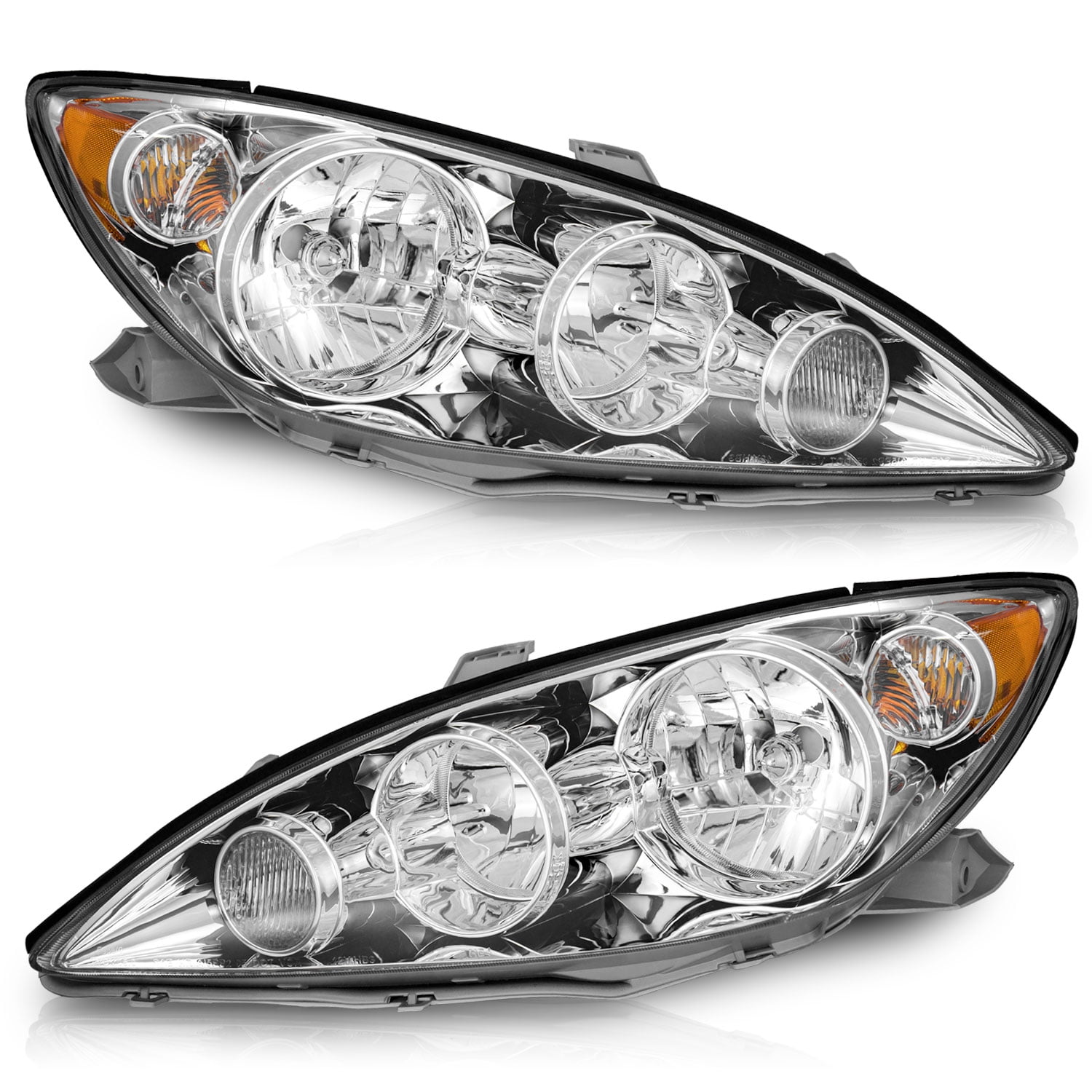 WEELMOTO for 2005-2006 Toyota Camry Headlight Assembly, Headlights ...