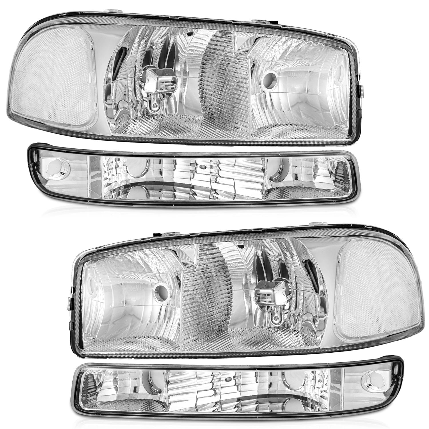 WEELMOTO headlights Assembly for 1999 2000 2001 2002 2003 2004 2005 ...
