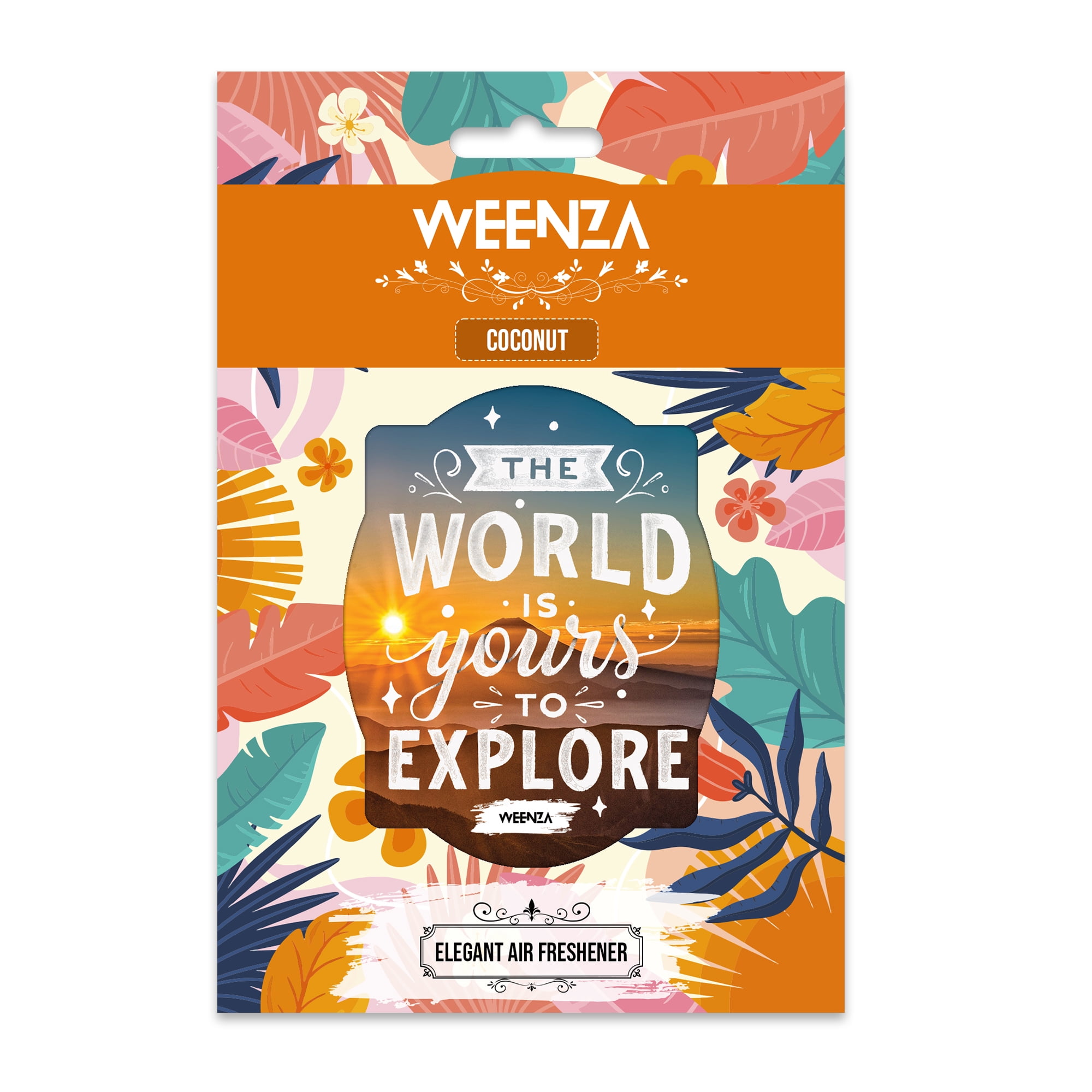 WEENZA Coconut Air Freshener | Long Lasting Car Mirror Hanging Air ...