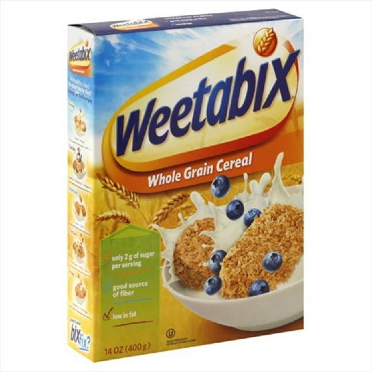 Weetabix Whole Wheat Natural Cereal, 14 oz - Pack of 12 - Walmart.com