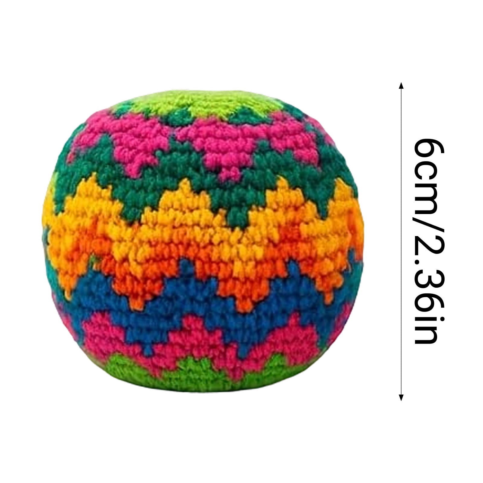 WEGFTDUOP 2026 Upgraded Handmade Knitted Hacky Sack Footbag ...