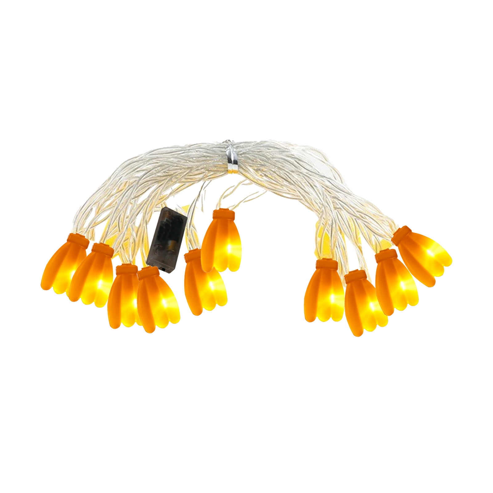 WEGFTDUOP 79 Inch Fruit Banana String Lights Flashing String Battery ...