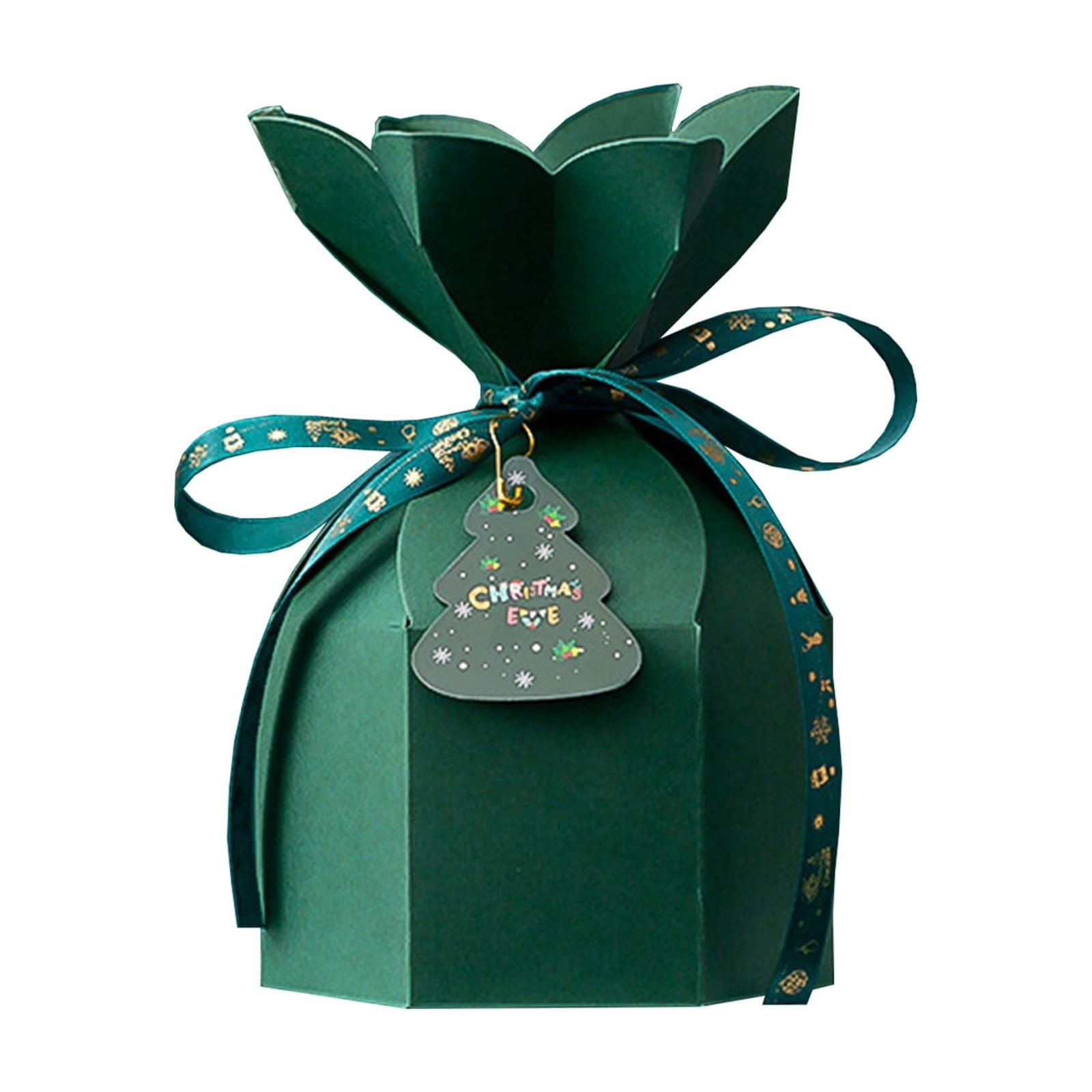 WEGFTDUOP Christmas Bow Candy Wrapping Box Christmas Christmas Eve ...
