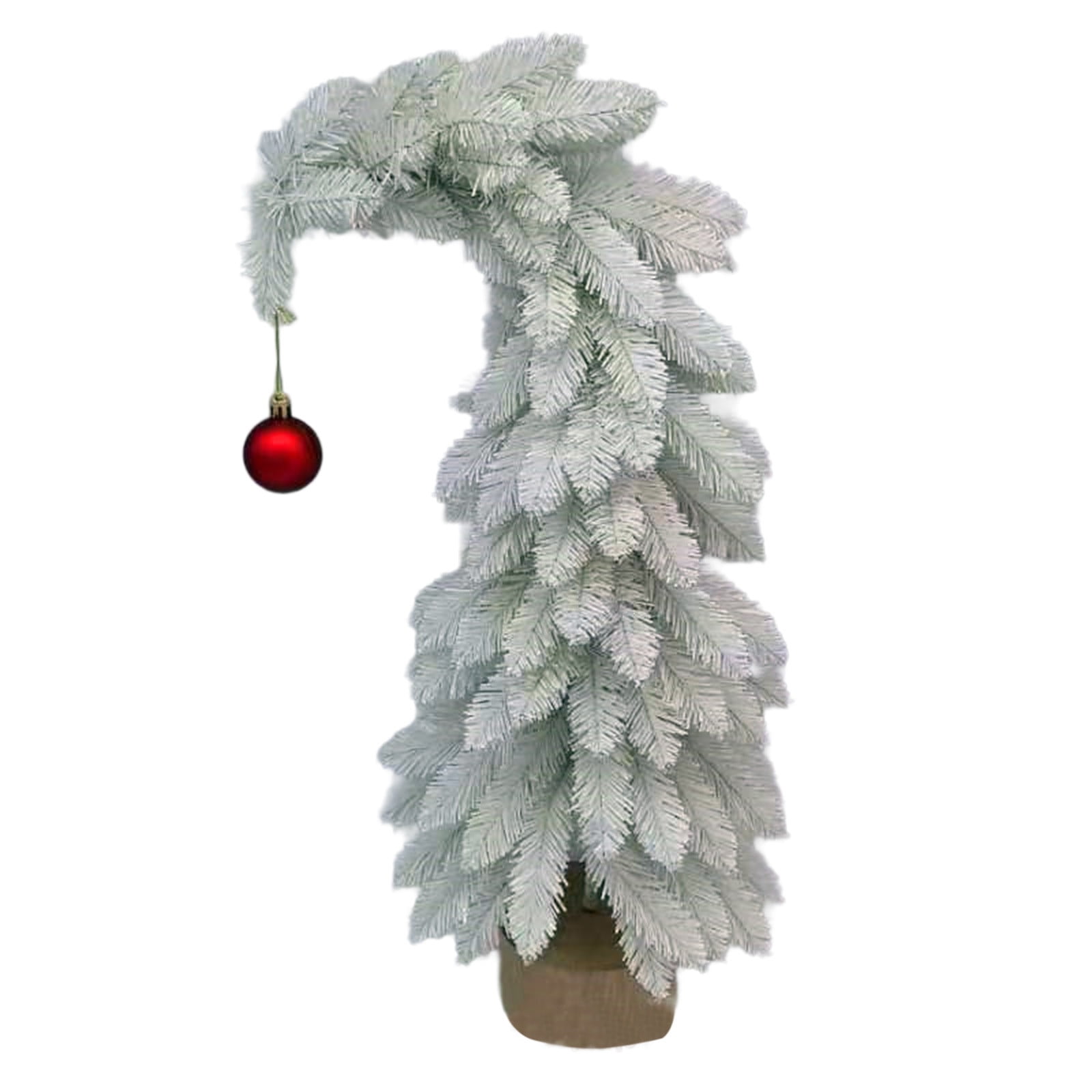 WEGFTDUOP Christmas Decor Crooked Head Tree Christmas Crooked Neck Tree ...