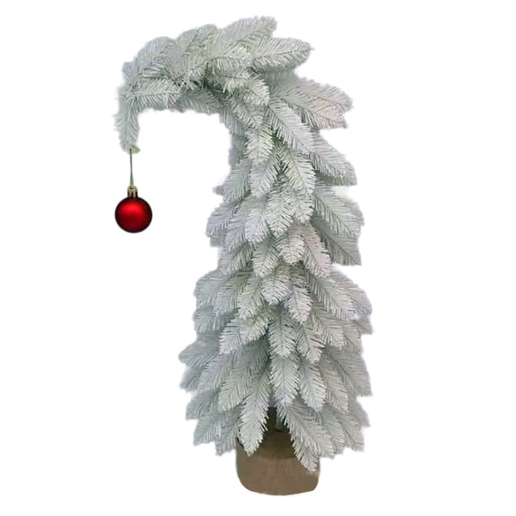 WEGFTDUOP Christmas Decor Crooked Head Tree Christmas Crooked Neck Tree ...