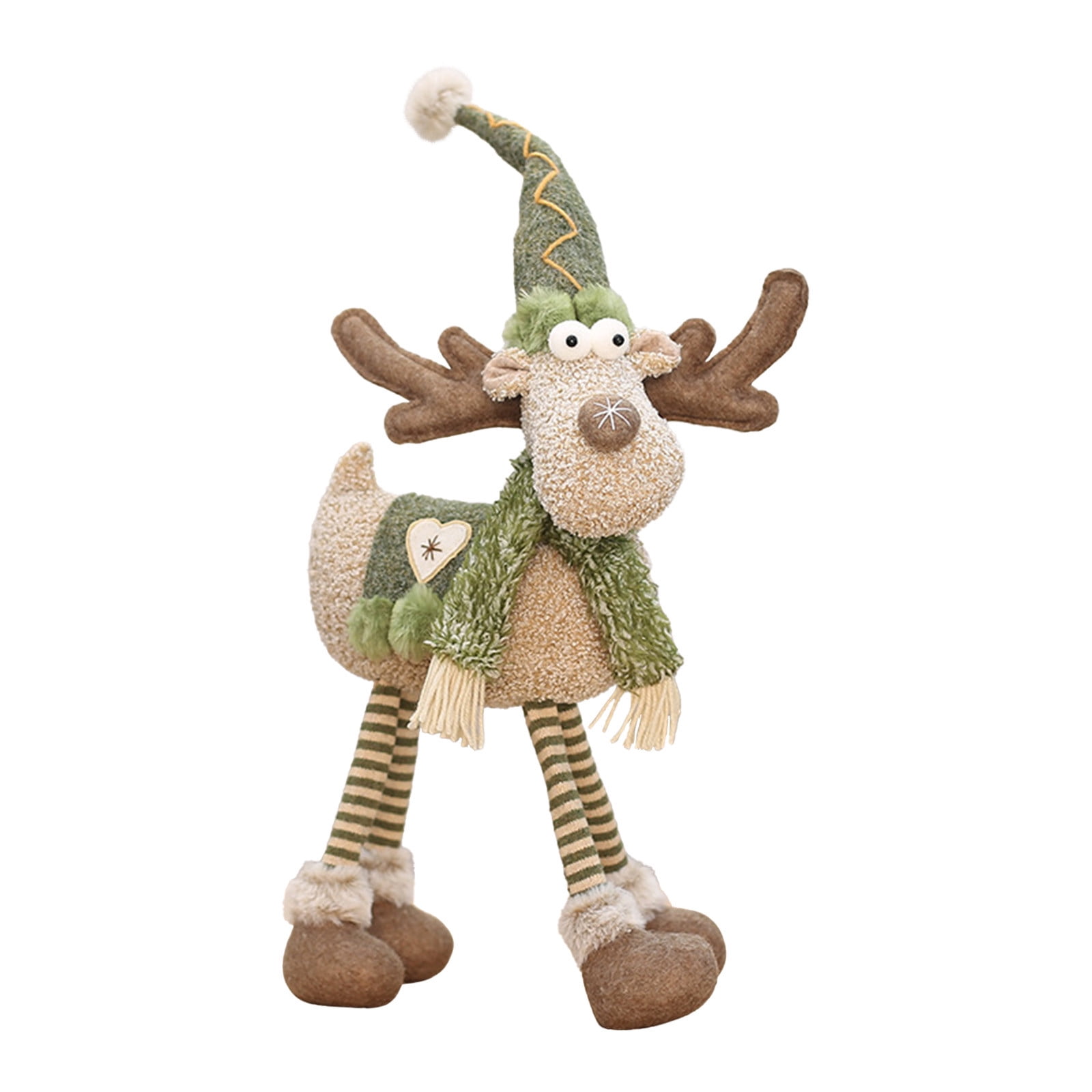 WEGFTDUOP Christmas Decoration Christmas Decoration Green Fabric Four ...