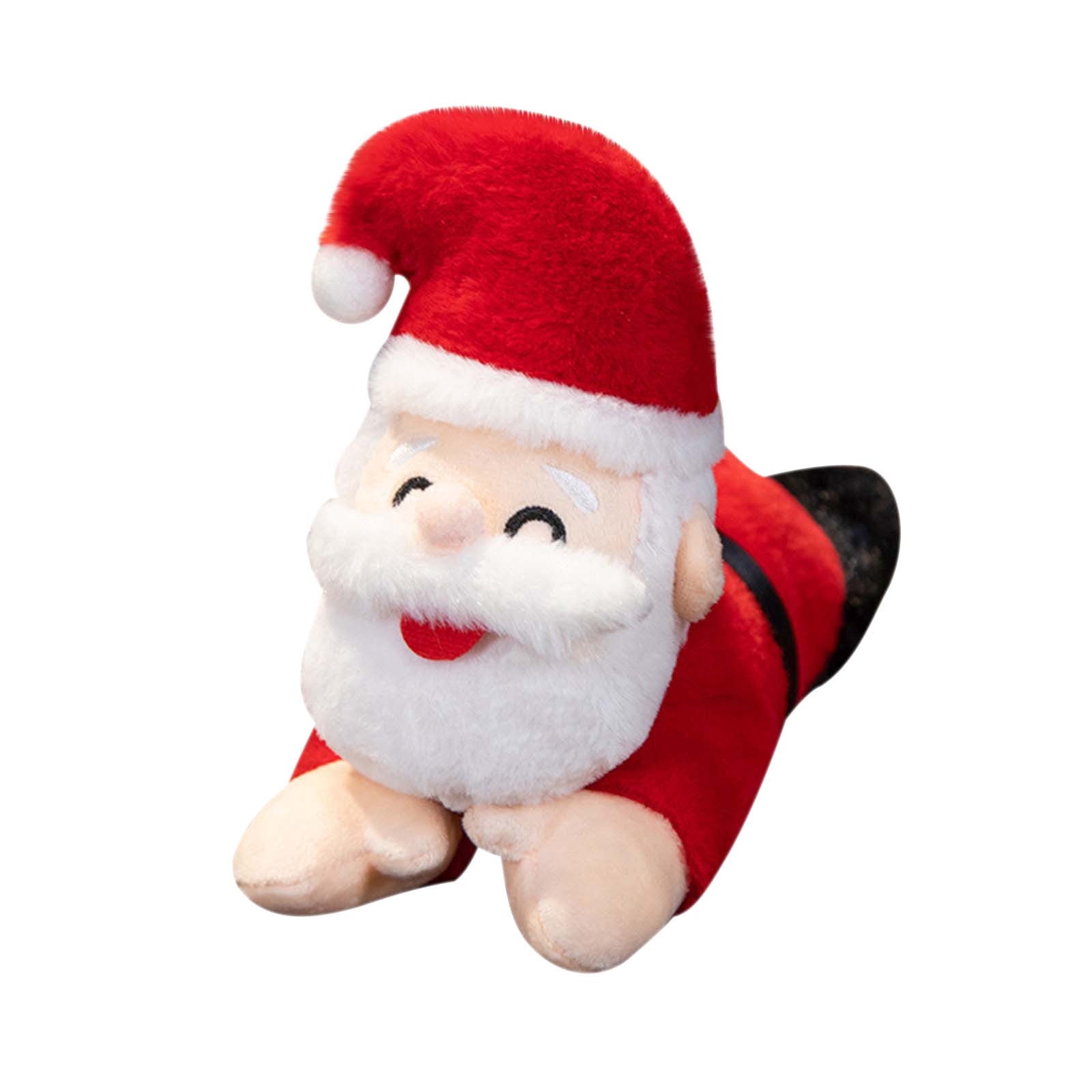 WEGFTDUOP Christmas Snap Deer Clap Ring Snowman Cuddly Doll Party Doll ...