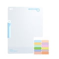WEGFTDUOP Desktop Ornament A4 Rotating Double-Ring Binder Transparent ...