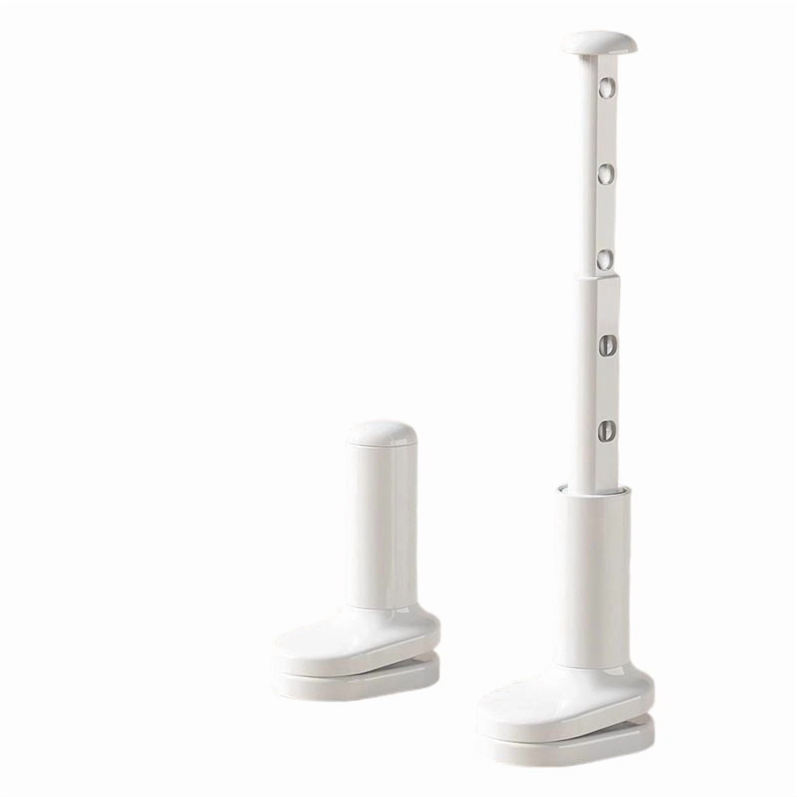 WEGFTDUOP Drill Free Telescopic Clothesline And Adjustable Plastic ...