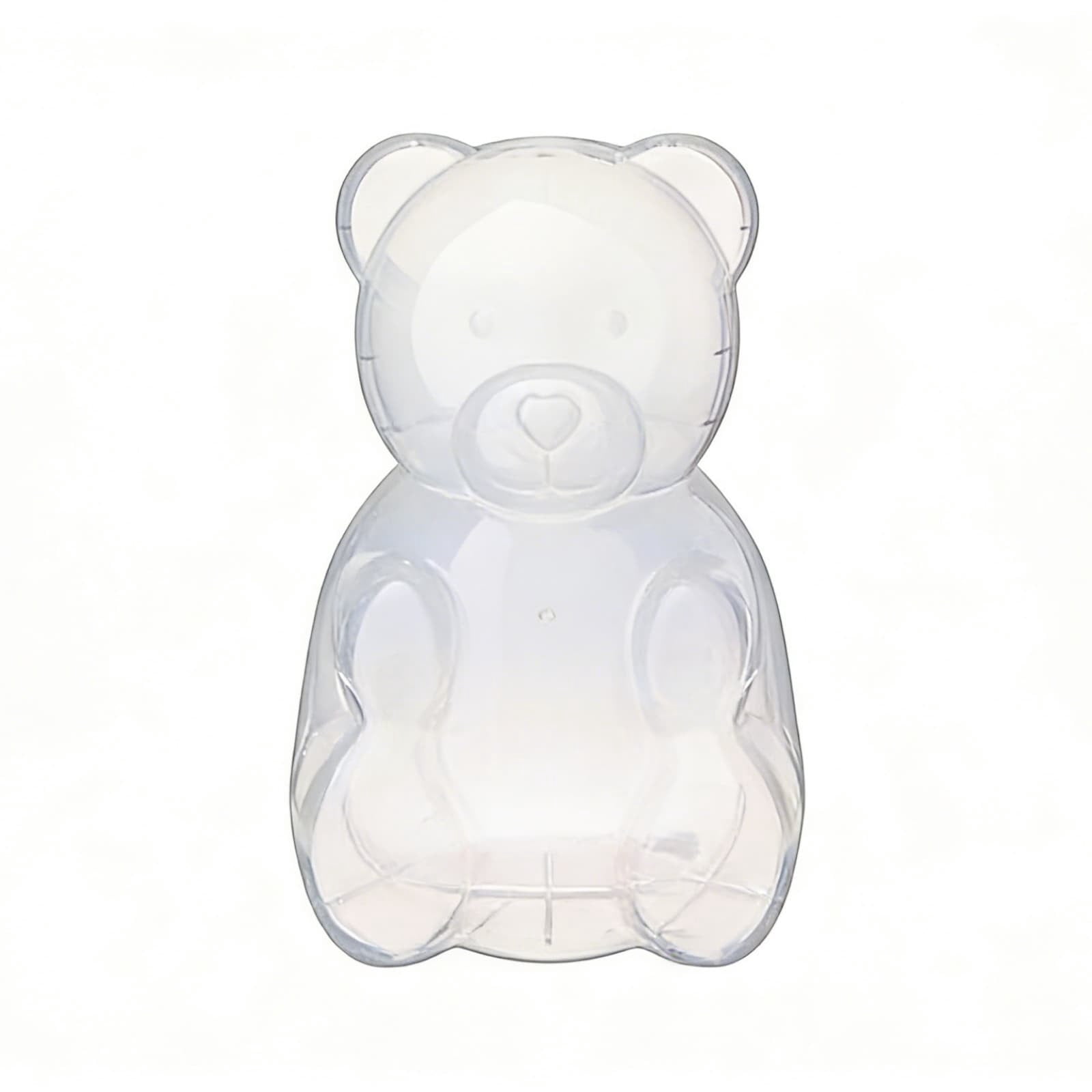 WEGFTDUOP Gummy Bear Container Candy Jar, Reusable Plastic Storage ...