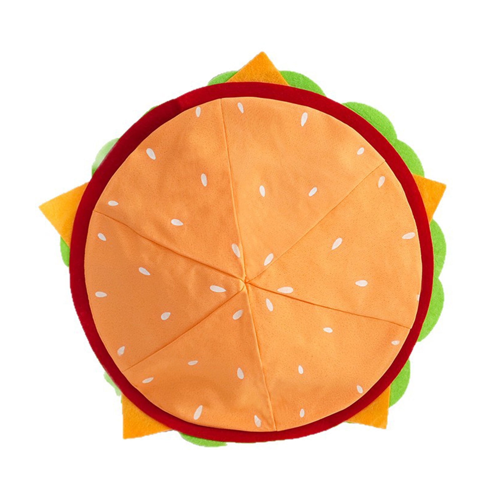 WEGFTDUOP Halloween Decoration Hamburger Shape Hat Halloween Decoration ...