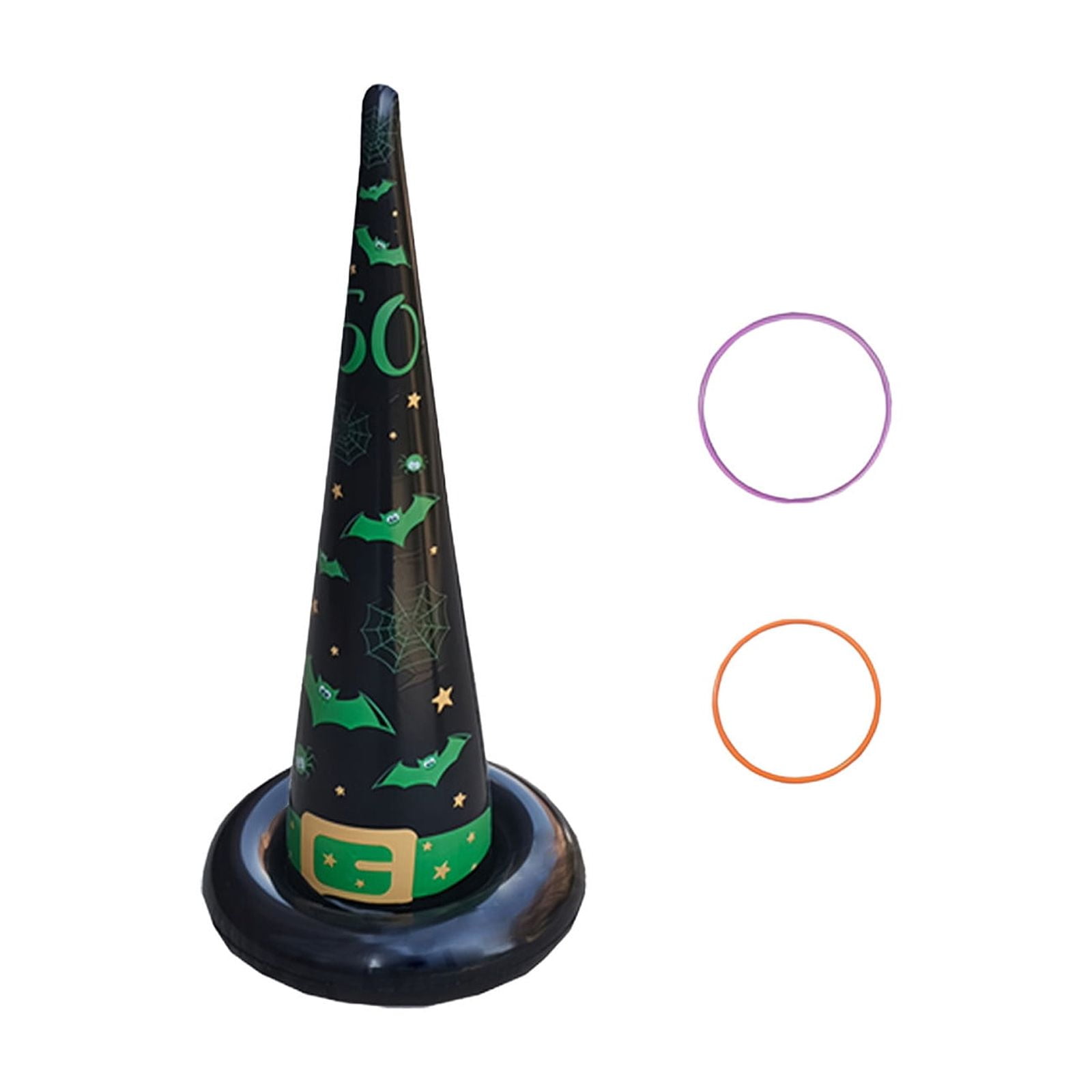 WEGFTDUOP Halloween Witch Hat Throwing Game Inflatable Witch Potion Jar Smashing Potion Jar ...