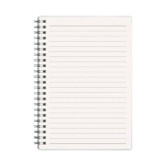 WEGFTDUOP Home Decor A5 Notebook Spiraled Graph Grids Paper Notebook ...