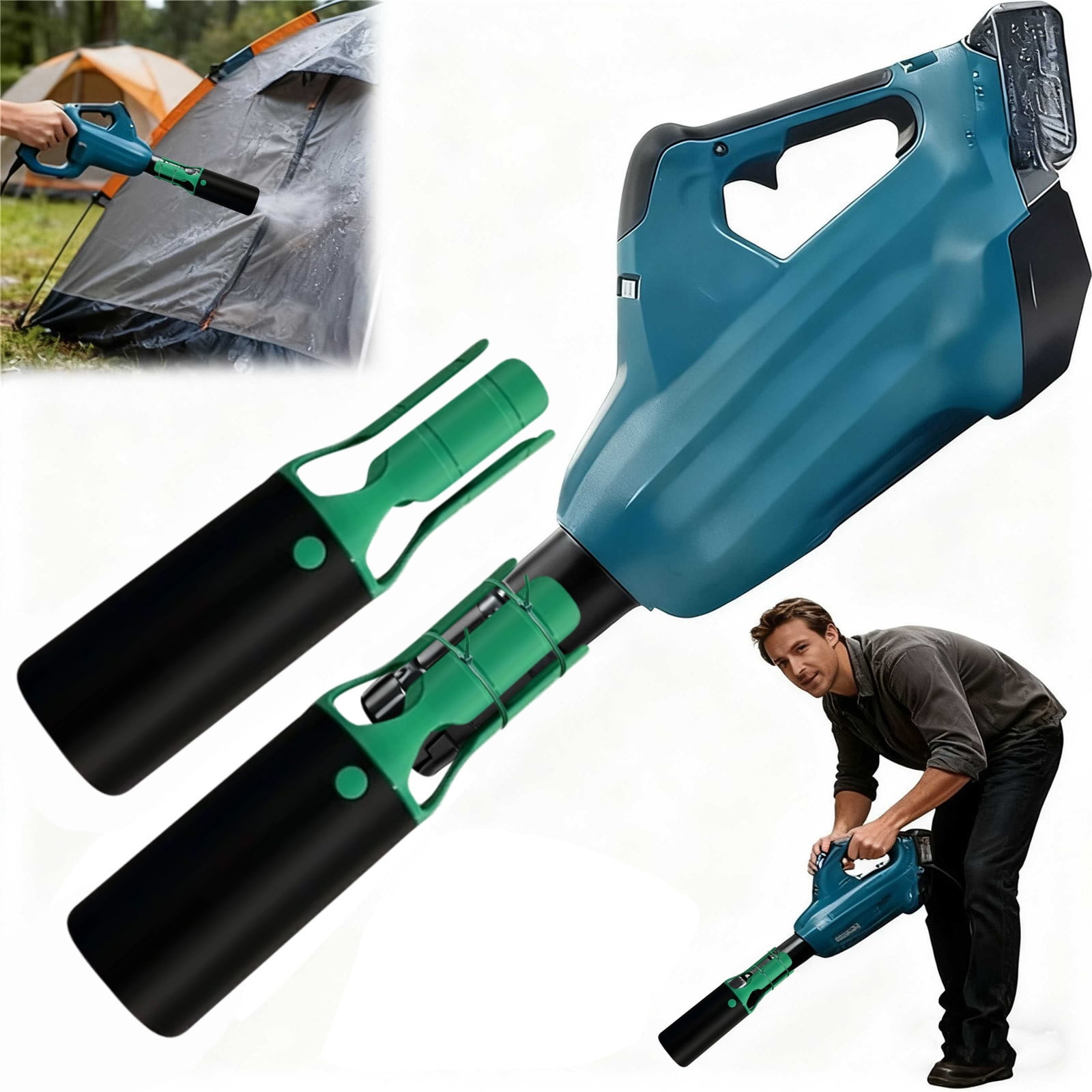 WEGFTDUOP Leaf Blower Air Booster Turbo Nozzle Extension - Universal ...