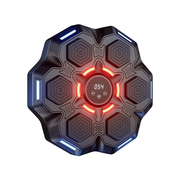 WEGFTDUOP Smart Music Boxing Electronic Wall Targets ABS Material 6 ...