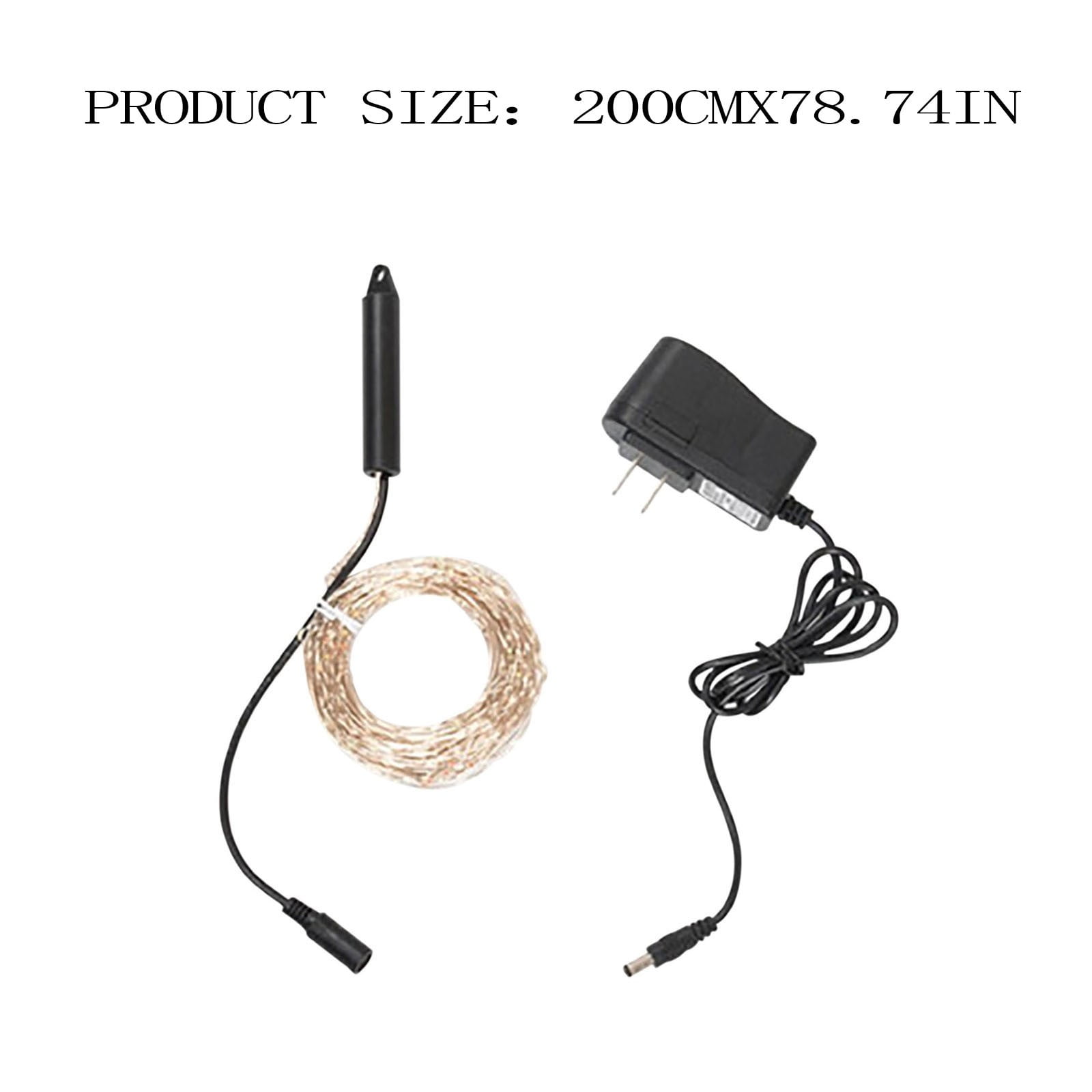 WEGFTDUOP Tree Rattan Light Copper Light String Outdoor Watertight ...