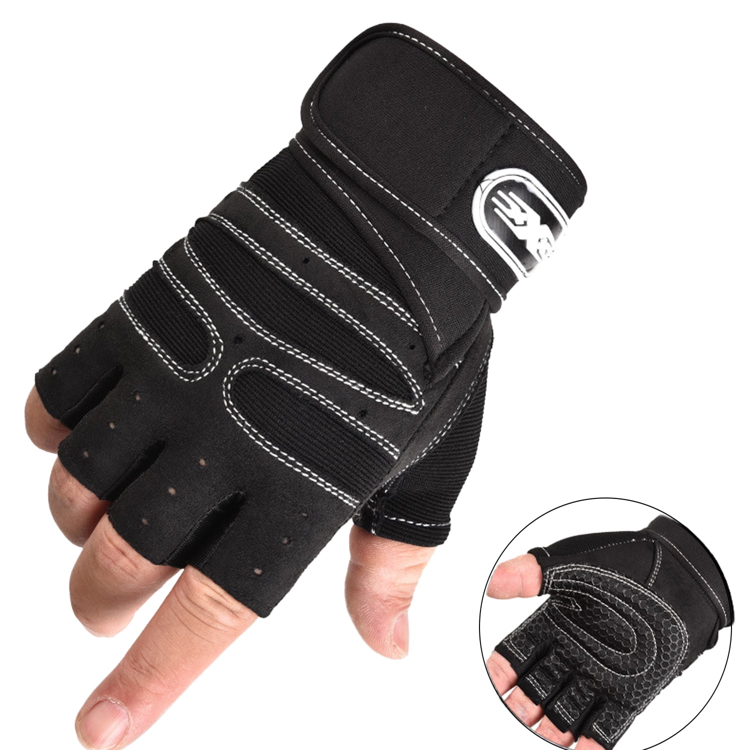 WEHUSE Breathable Workout Gloves for Men Women, Padded Weight Lifting ...
