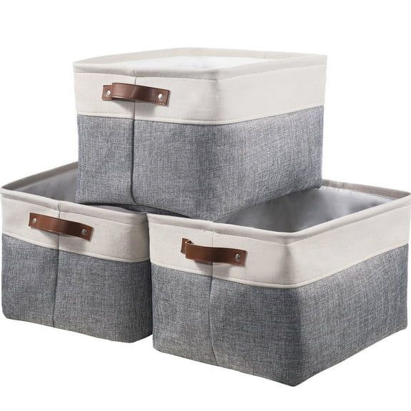 Closet Cloth Storage Bins for Shelves, Storage Baskets for Shelves ...