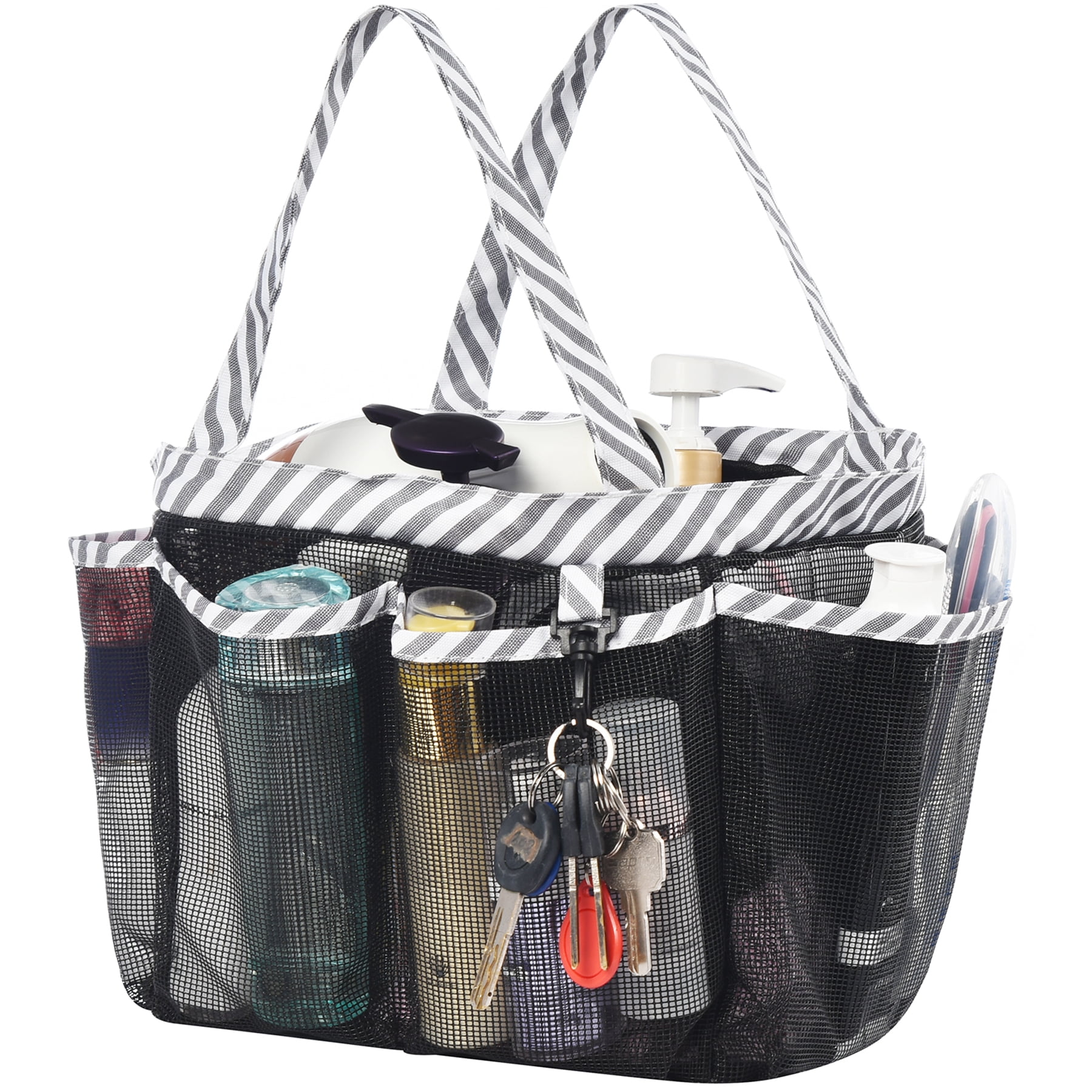 WEHUSE Mesh Shower Caddy Tote with Waterproof Inner Bag, Extra Large ...