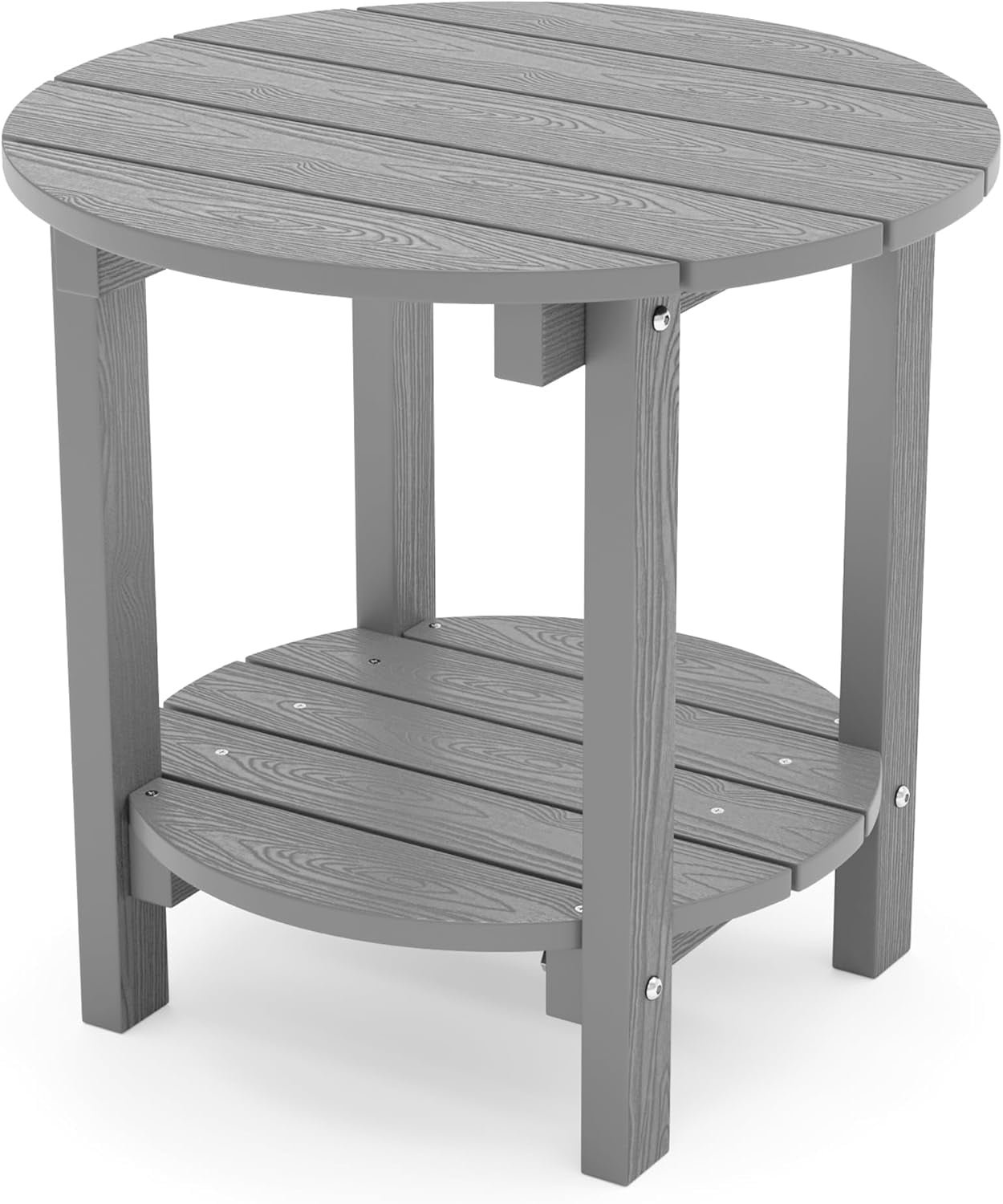 WEI 18" Poly Lumber Adirondack Side Table – Weatherproof Indoor/Outdoor ...