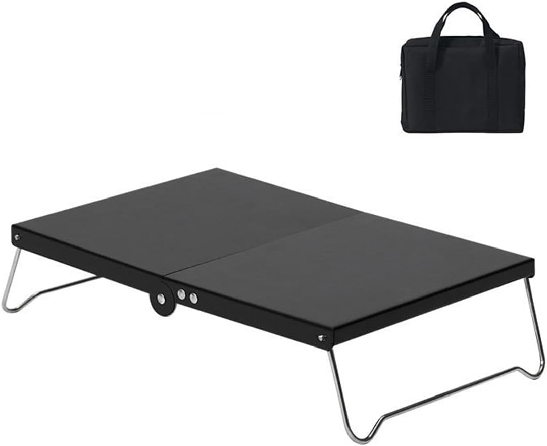 WEI Small Foldable Camp Tables, Lightweight Aluminum Portable Picnic ...