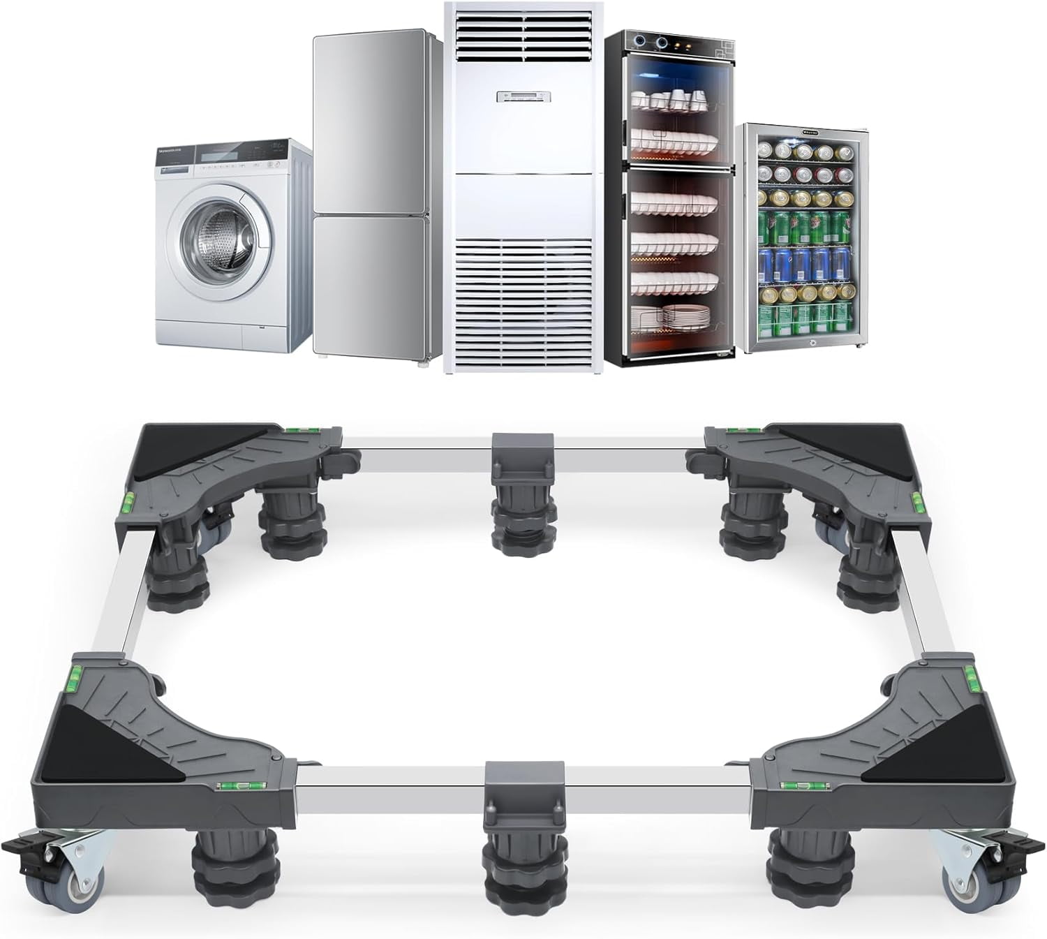 WEIBIDA WBD Upgraded Full-size Washing Machine Base Stand with 4 ...