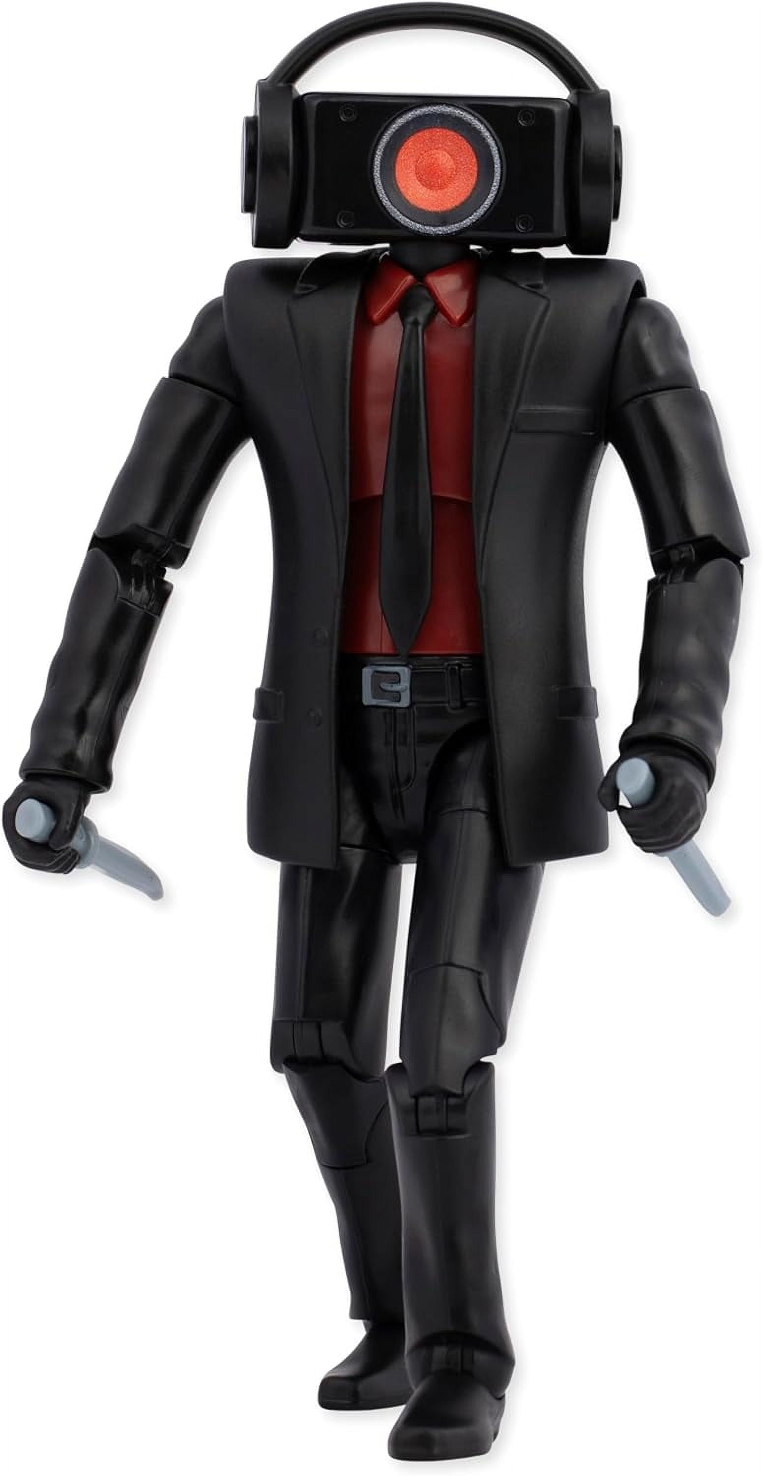 WEIDING Skibidi Toilet, Toilet Deluxe 6 inch Figure, Dark Speakerman ...