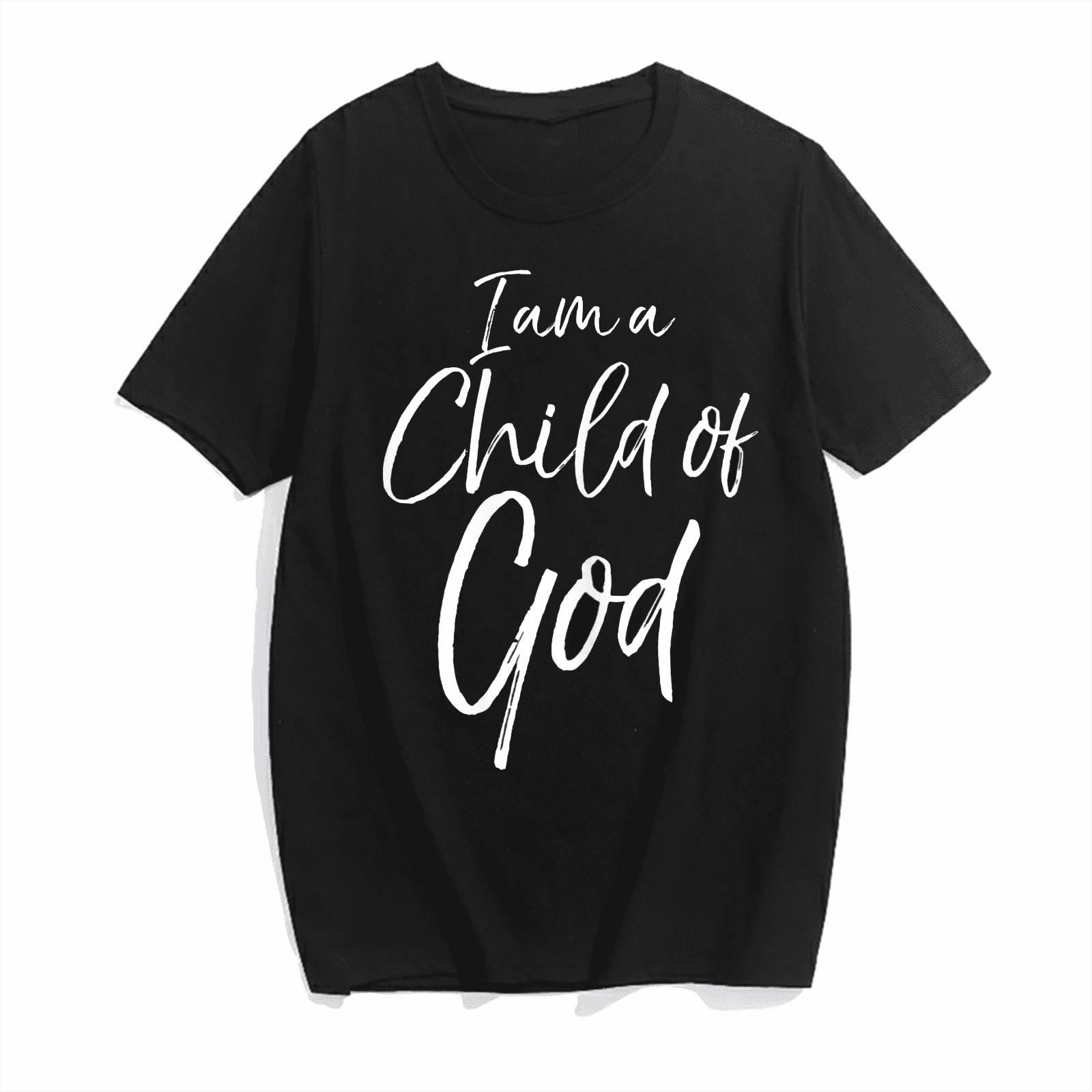 WEIERQI Cute Christian Salvation Quote Gift I Am a Child of God T-Shirt ...