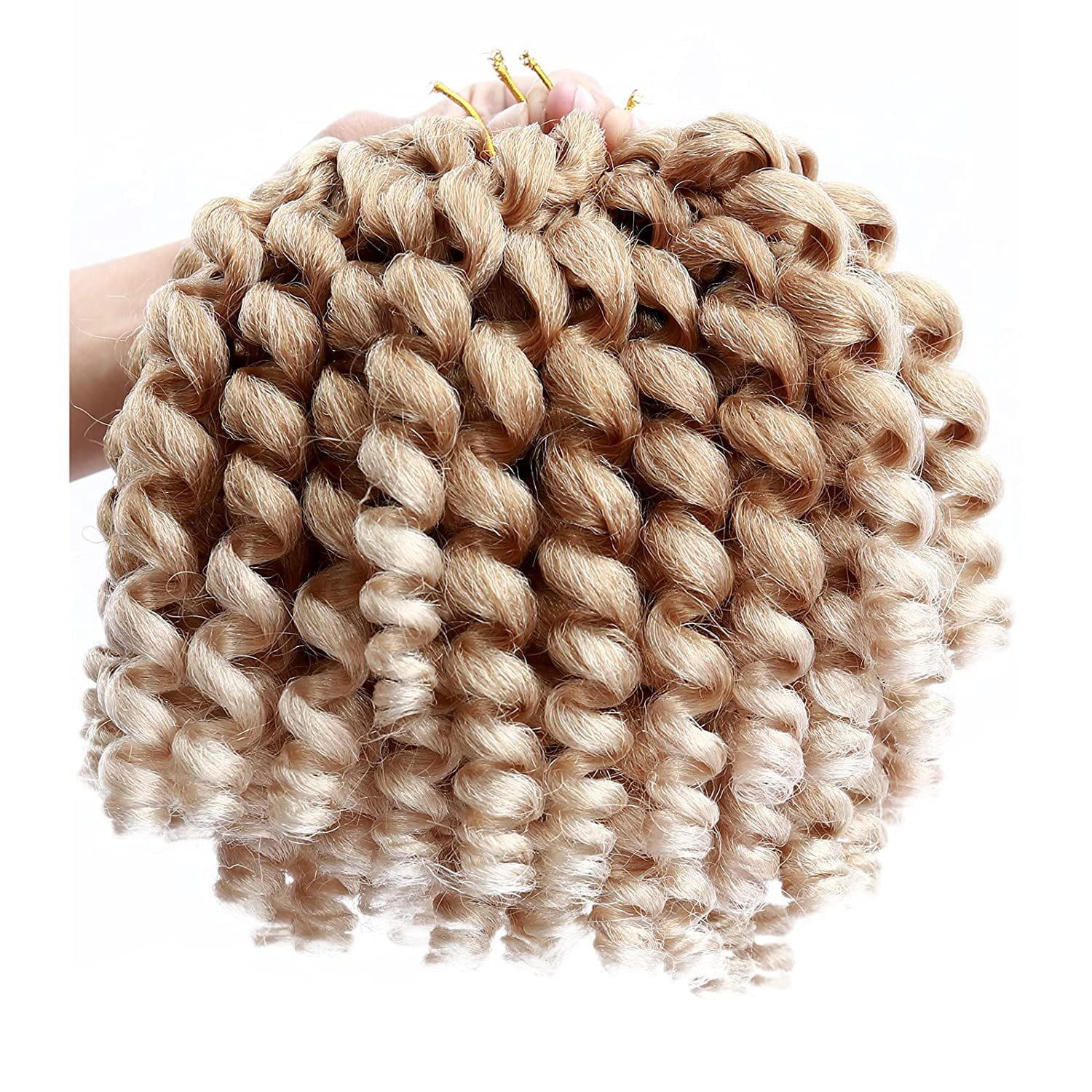 WEIF-3 Packs 2X Ringlet Wand Curl Jamaican Bounce 8 inch Short ...
