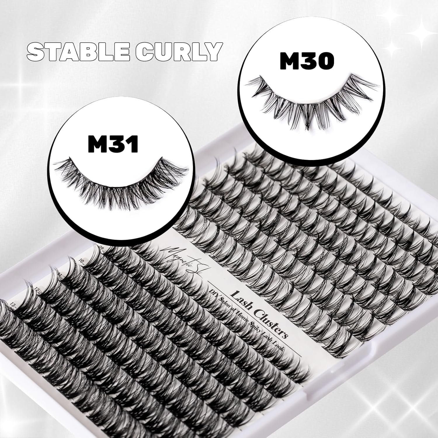 WEIF-Lash Clusters 154pcs Manga Lash Extension Kit D Curl 10-18mm ...