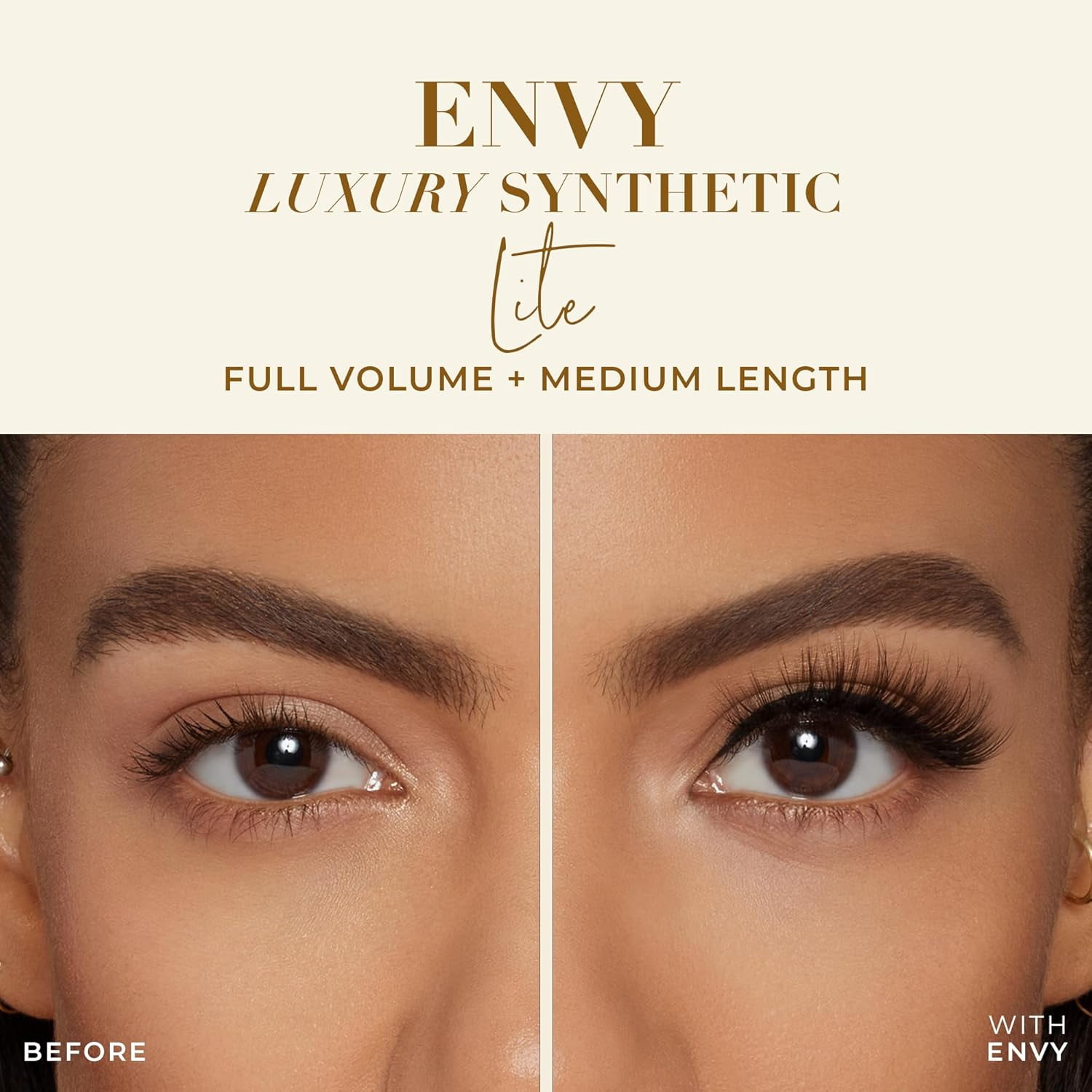 WEIF-Luxury Synthetic LITE False Eyelashes, Full Length Lash Extension ...