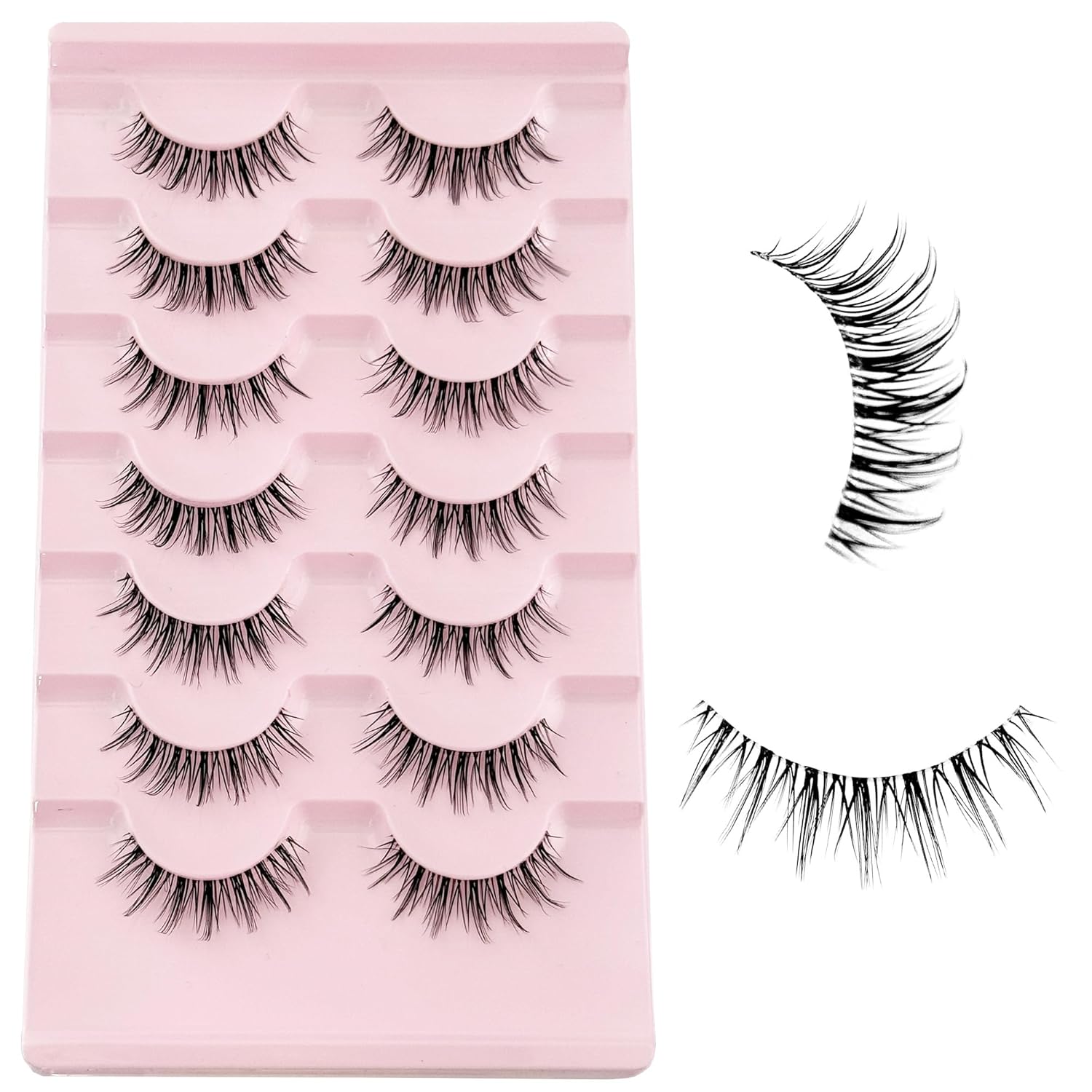 WEIF-Manga Lashes Yasnai Wispy Natural Look Lashes Anime False ...