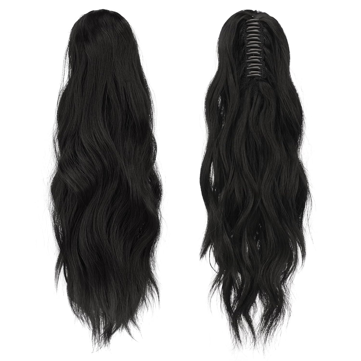 WEIF-Ponytail Extensions, Long Claw Clip in Ponytail Hairpiece ...