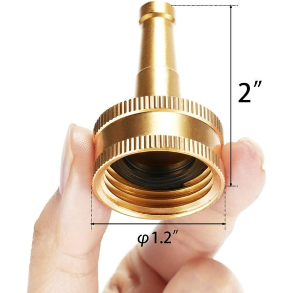 WEIFEI-2 Pack Sweeper Nozzle for Garden Hose, 2" Hose jet nozzle with 3 ...