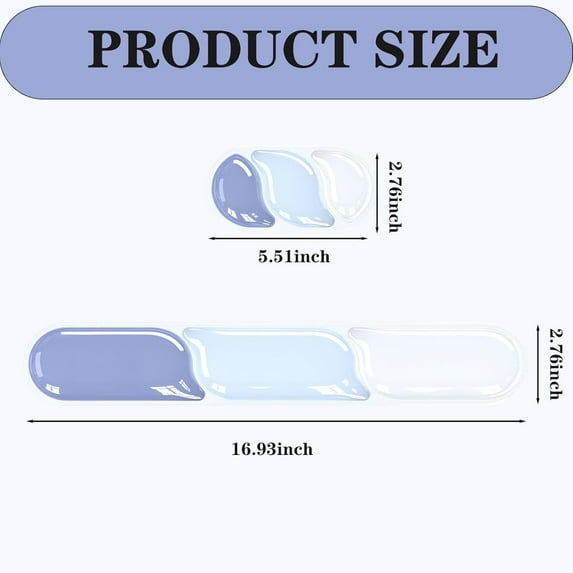 WEIFEI-Ergonomic Keyboard Wrist Rest, Gel Wrist Rest for Keyboard and ...