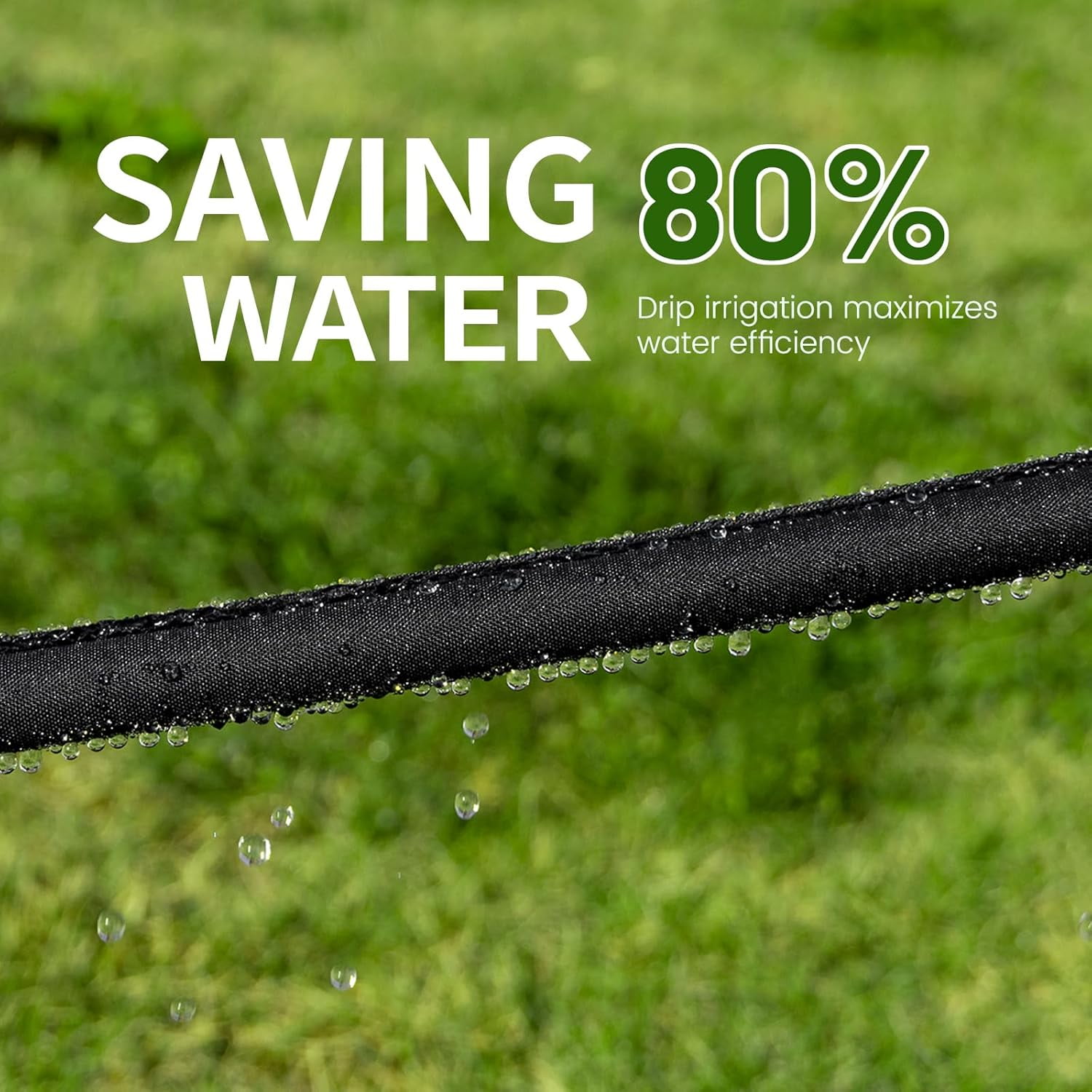 WEIFEI-Fevone Flat Soaker Hose for Garden beds, Vegetable plots and ...