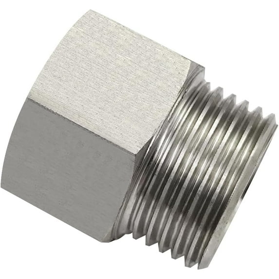 WEIFEI-Garden Hose Adapter 3/4 GHT Male to 3/4 NPT Female Stainless ...