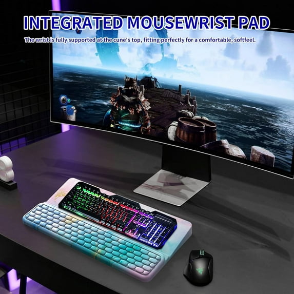 WEIFEI-Keyboard Stand for Desktop,Computer Keyboard Stand, Acrylic ...