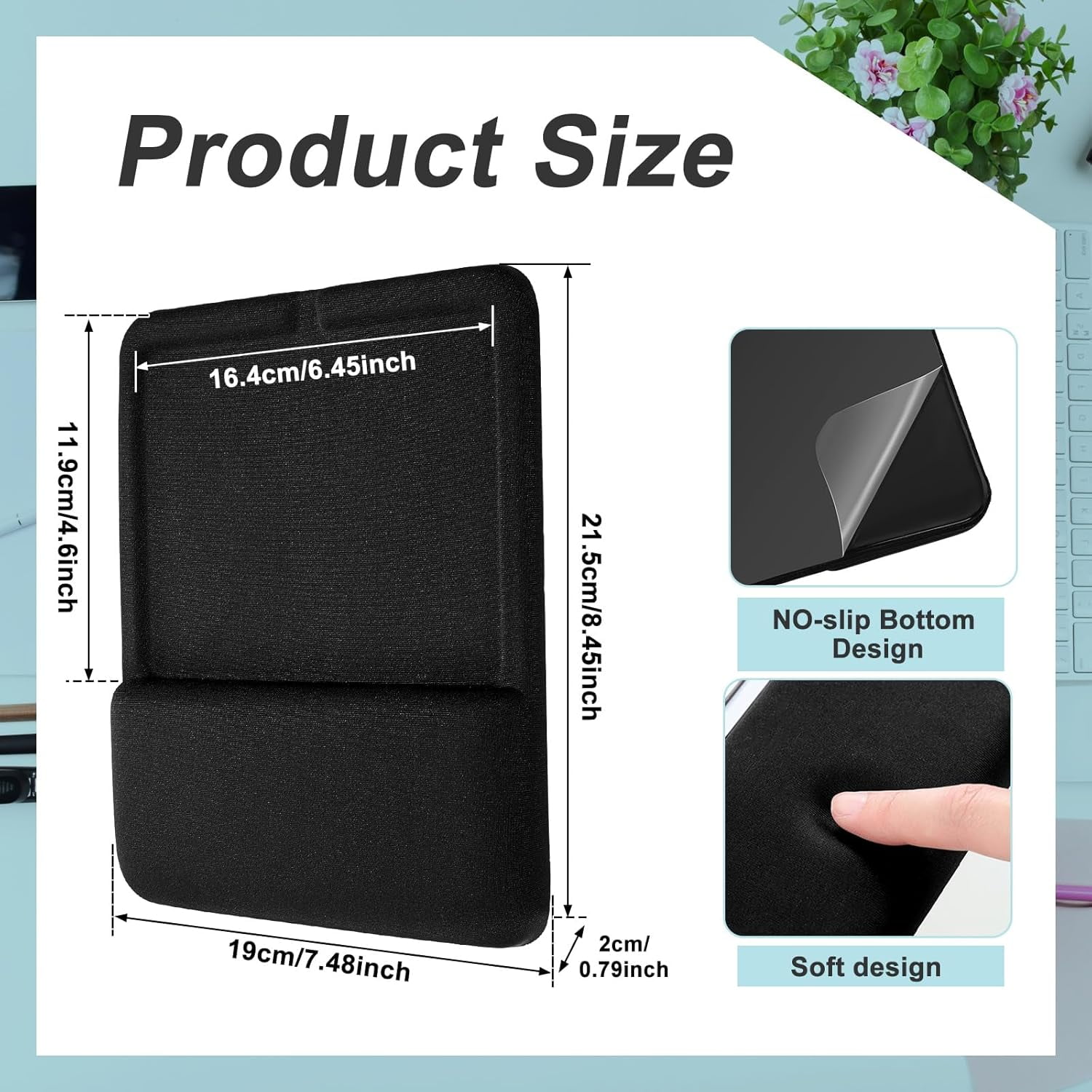 WEIFEI-Keyboard Wrist Rest for Pad Wrist Rest Stand Compatible with ...