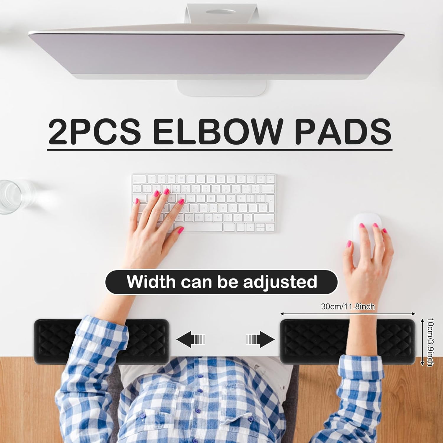 WEIFEI-L-Shaped Desk Elbow Pads, 2-Piece Set - Accessories Ergonomic ...