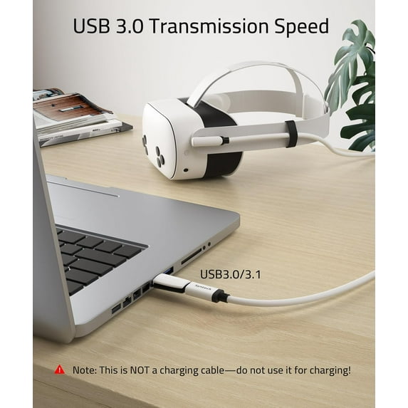 WEIFEI-Link Cable 16FT Compatible with Oculus/Meta Quest 3/Quest 3S ...
