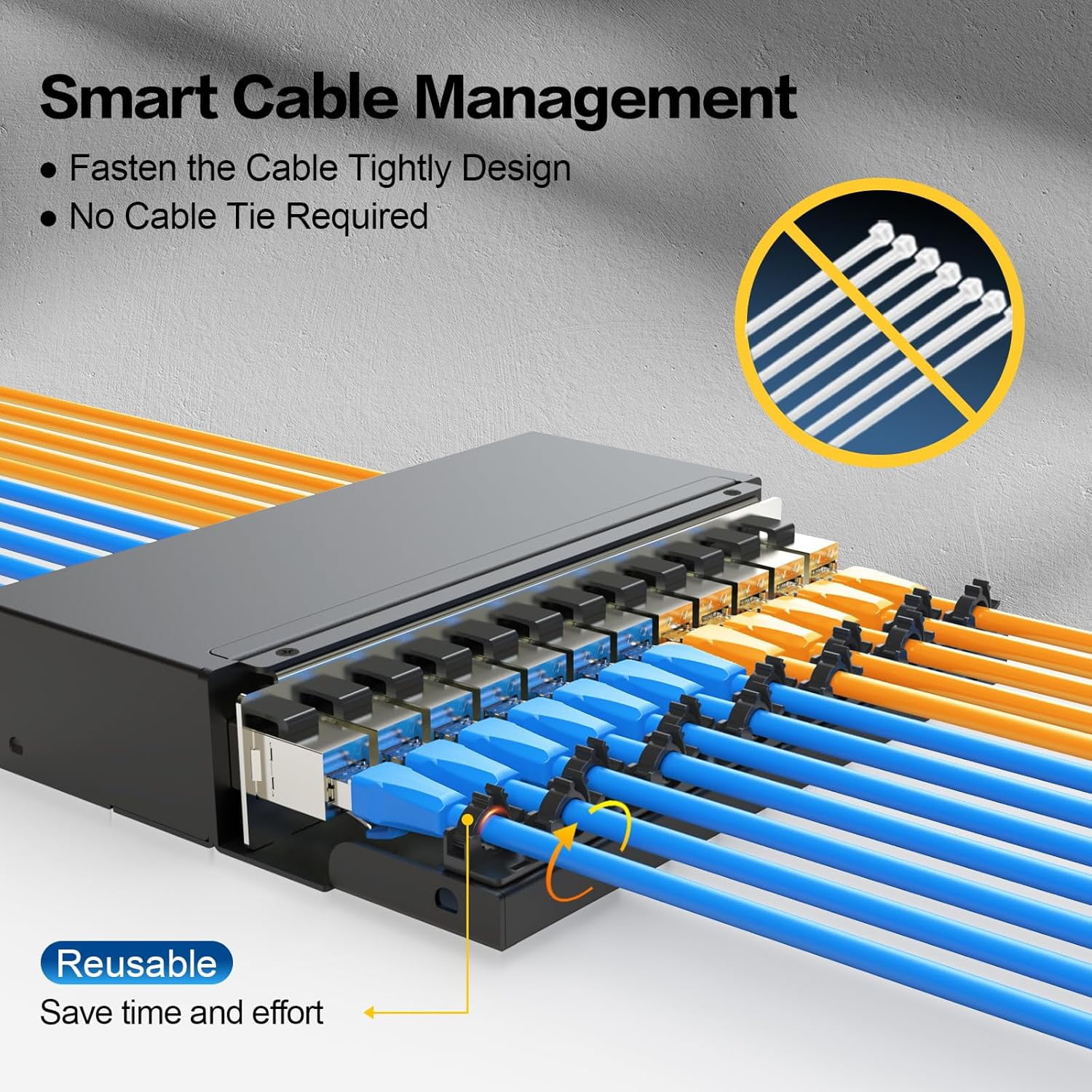 WEIFEI-Patch Panel 12 Port Blank Network Patch Panel UTP/STP No Rust ...