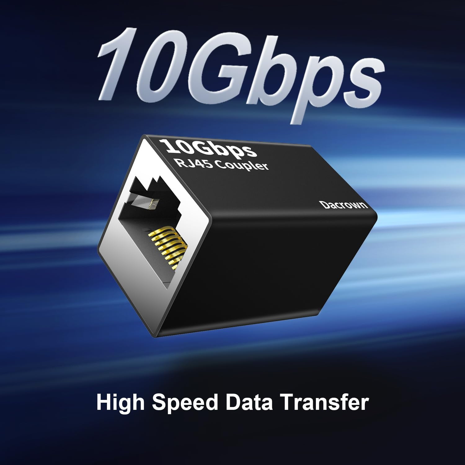 WEIFEI-RJ45 Ethernet Coupler 10Gbps, Extender Adapter for Cat8 Cat7 ...