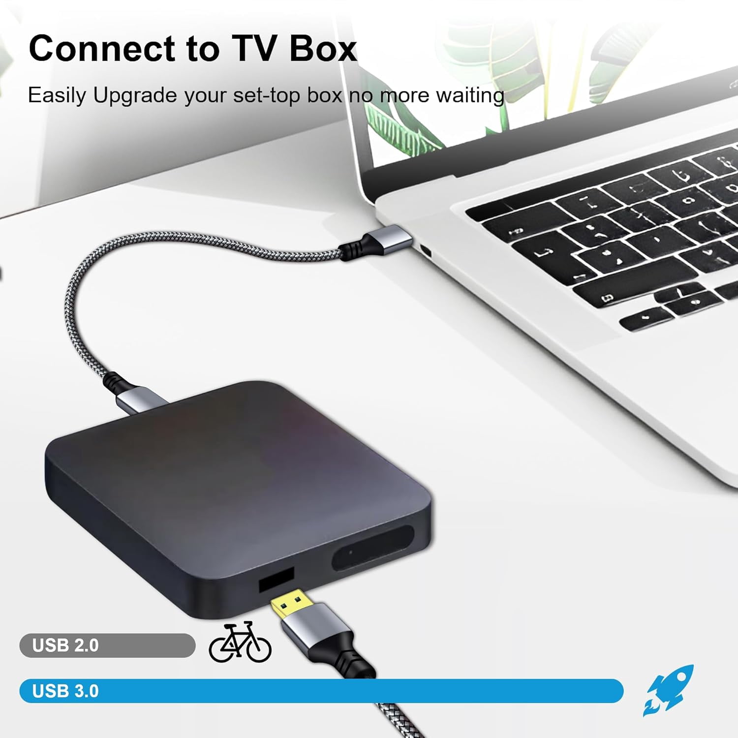 WEIFEI-USB 3.0 A to A Male Cable 15Ft, USB Male to Male Cable Double ...