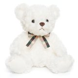 Weigedu Fluffy Off-White Teddy Bear Plush Toy, 12 Inches, Soft and ...