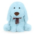 WEIGEDU Furry Poodle Puppy Dog Blue Stuffed Animal Plush Toys for Kids ...