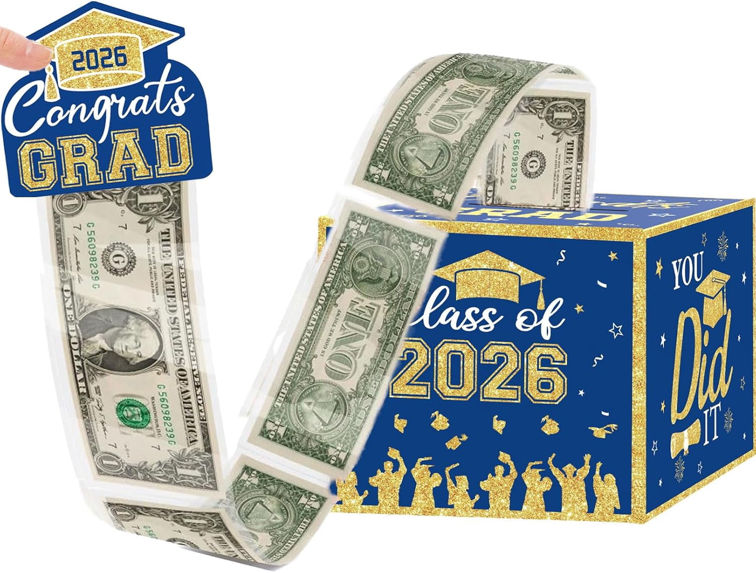 WEIH 2026 Graduation Money Box,Graduation Money Pull Box for Cash Gift ...