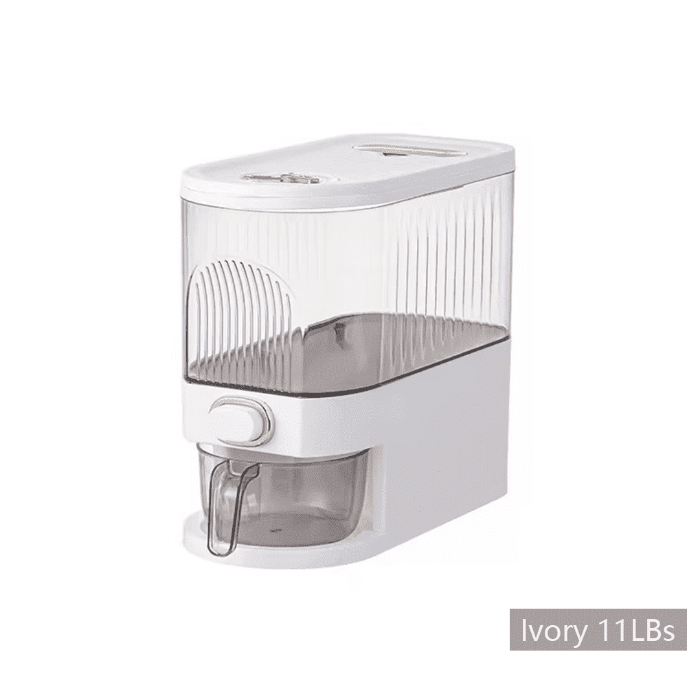 WEIKABU 11 LBs Rice Dispenser Rice Storage Container with Lid ...